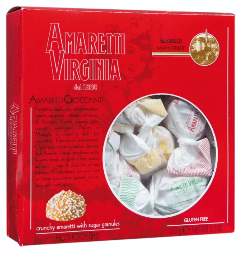Amaretti Virginia Crunchy Box 150g – Fig & Fromage Cheesemonger & Deli